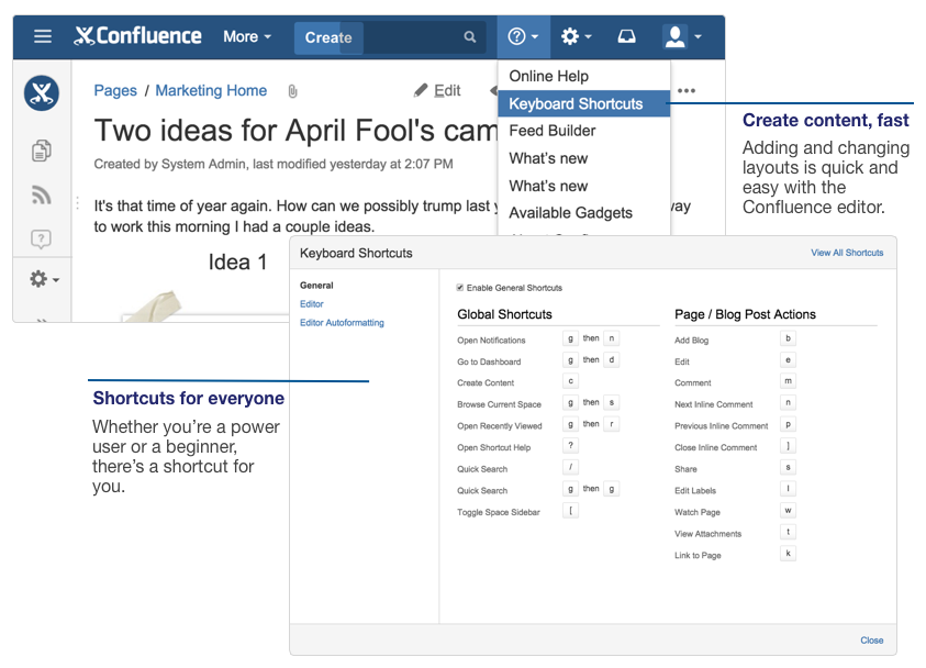 12 things you didn't know about the Confluence editor
