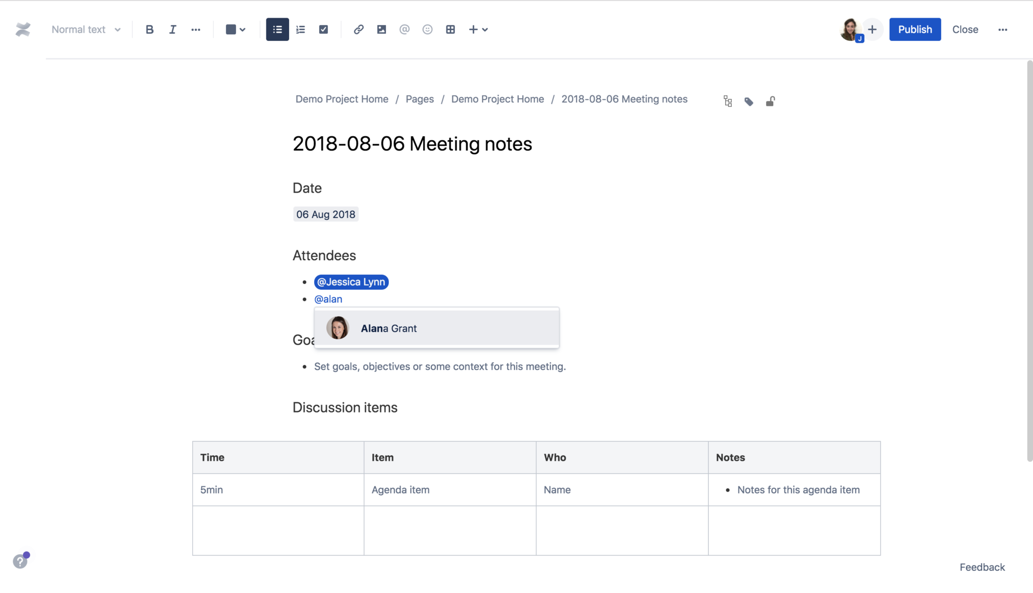 3 tips for creating page templates in Confluence