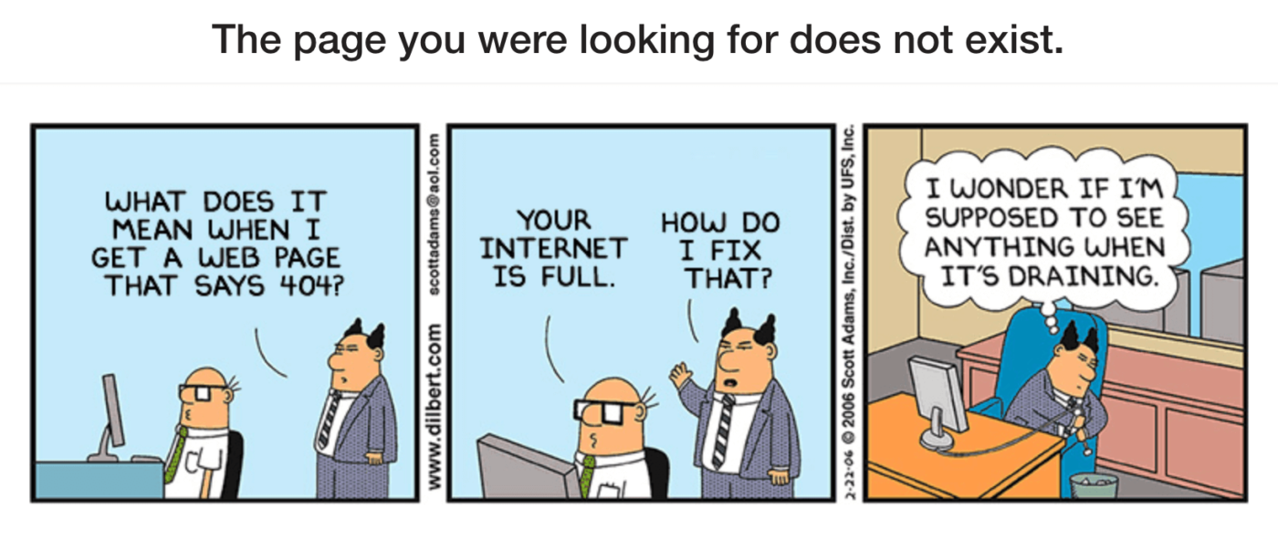 44 incredible 404 error pages