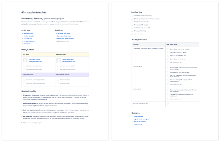 How to write the perfect 90-day plan (with template)
