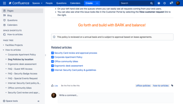 Information architecture strategy for Confluence - Work Life by Atlassian
