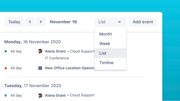 5 reasons to try Team Calendars in Confluence Cloud Premium - Work Life ...