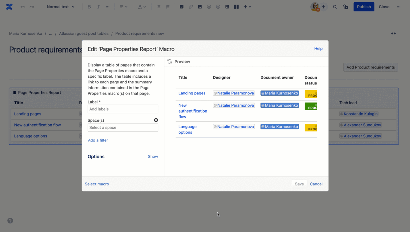 Tips for working with Tables in Confluence - Inside Atlassian