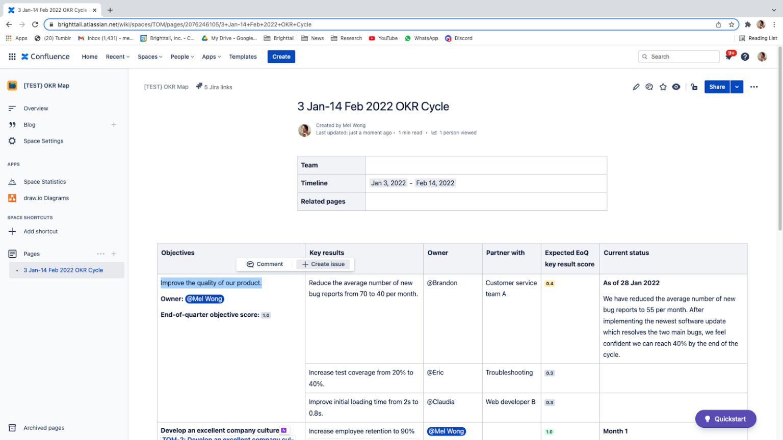A guide to mapping OKRs w/ Jira and Confluence - Work Life by Atlassian