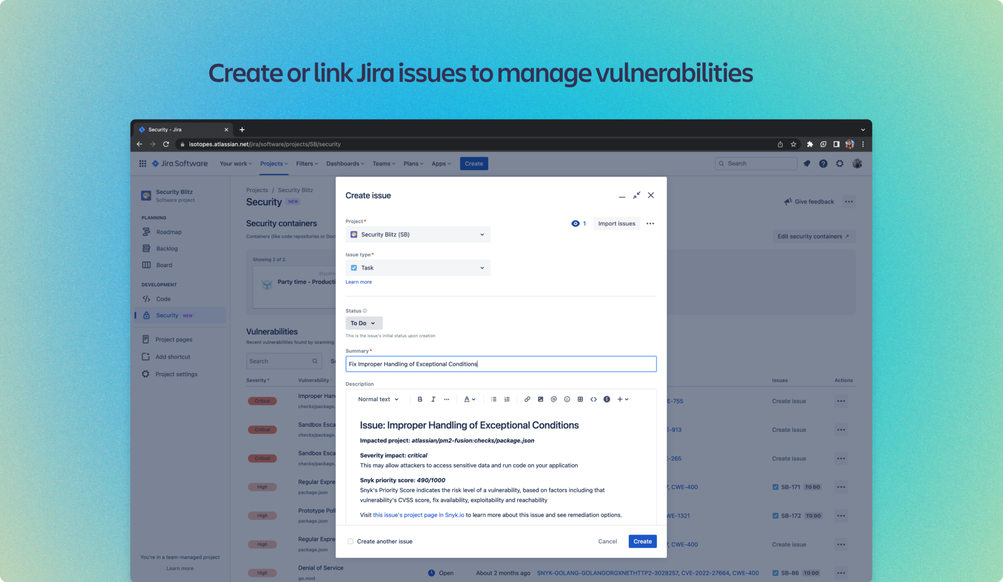 security-in-jira-issues