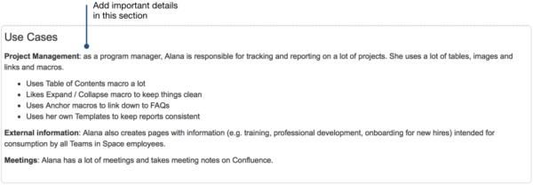 Creating insightful customer interview pages using Confluence