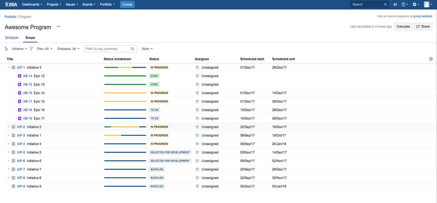 Scale agile practices with programs in Portfolio for Jira - Work Life ...