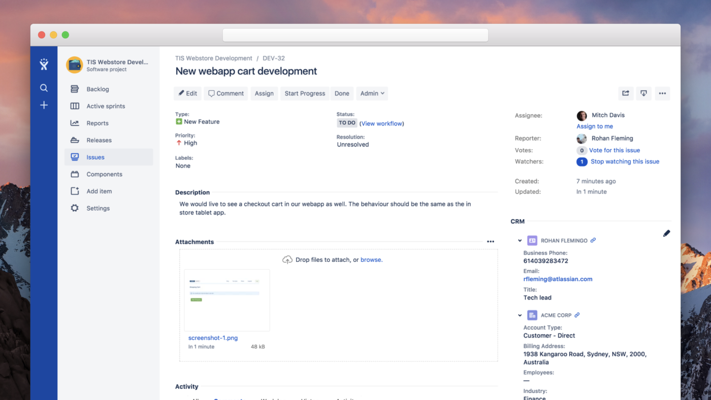 New Jira CRM integration with Salesforce and top CRMs