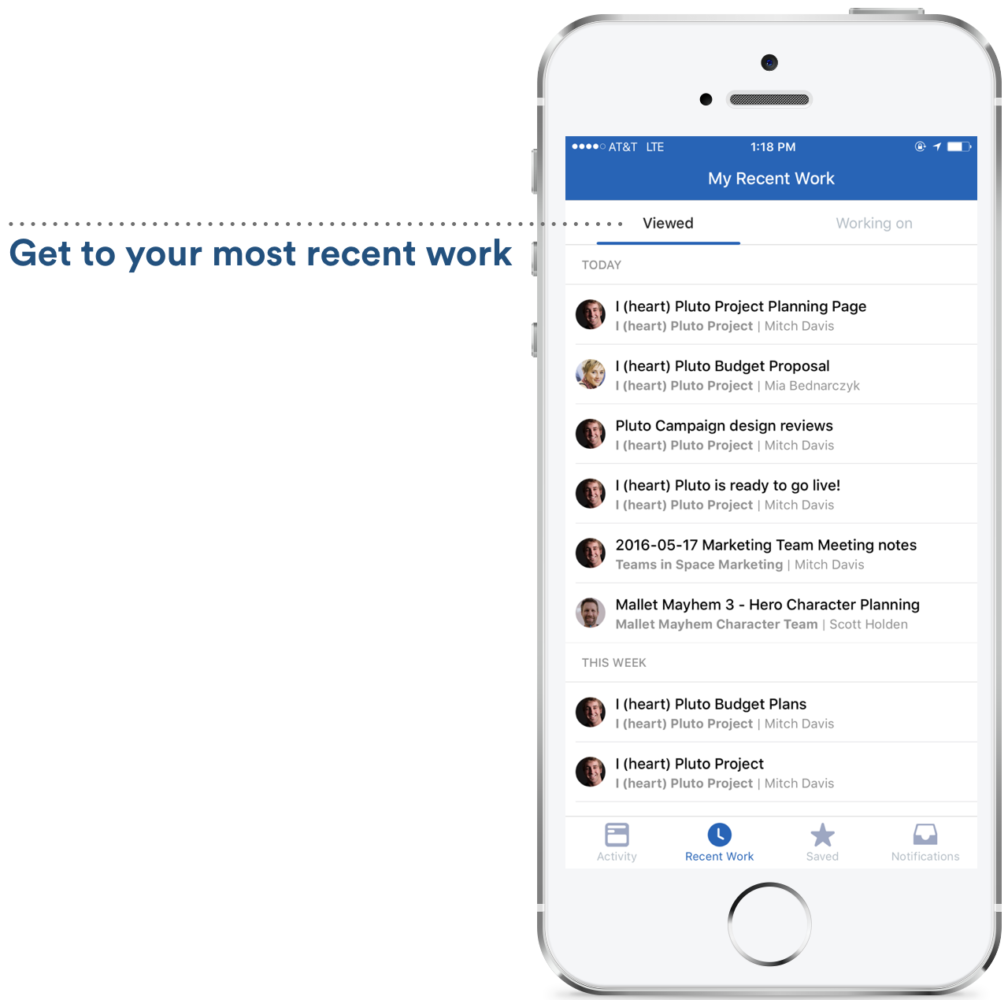 Collaborate from anywhere with Confluence for iPhone