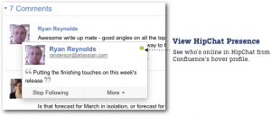 HipChat integration for Confluence Takes Your Team to the Next Level