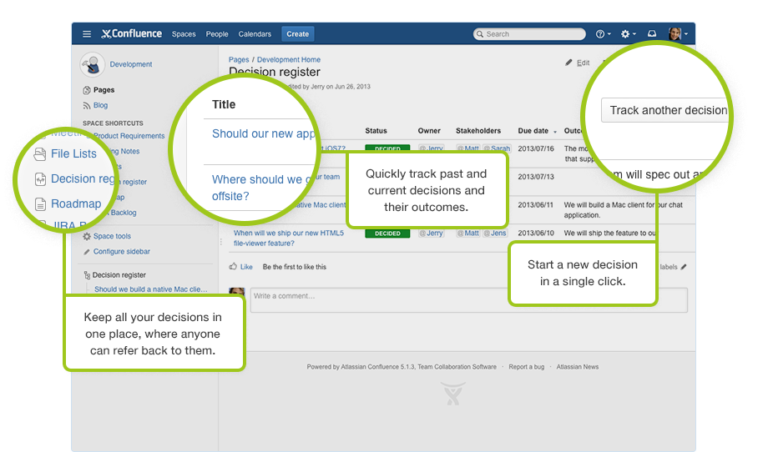 Introducing Confluence Decisions: Decide faster, record forever