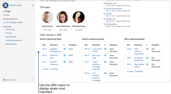 3 ways to stay on top of your software project in Confluence