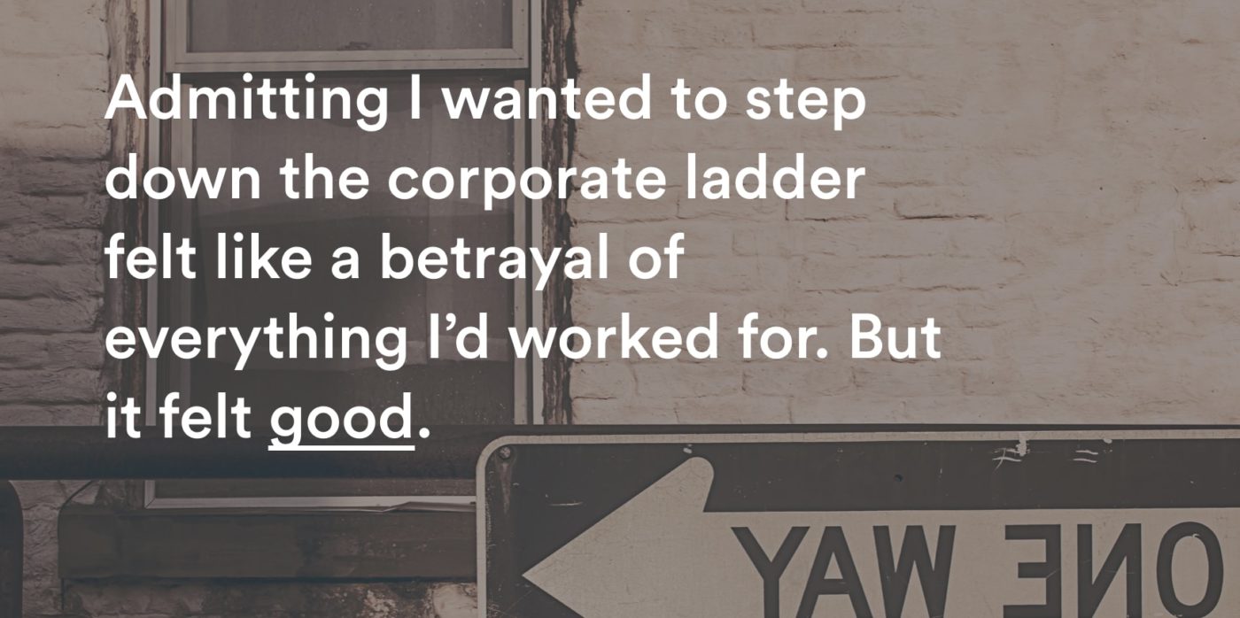 Moving down the corporate ladder - Work Life by Atlassian