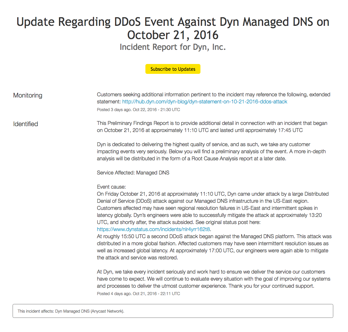 Looking back on the largest DDoS in history