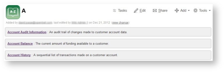 How-to: Building a Company Glossary with Confluence – Part Two